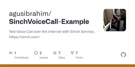 Github Agusibrahim Sinchvoicecall Example Test Voice Call Over The