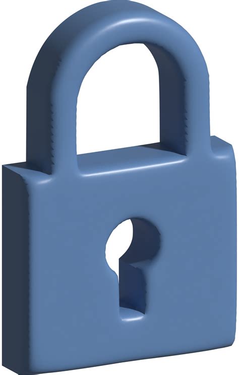 3d Icon Of Lock 17339151 Png