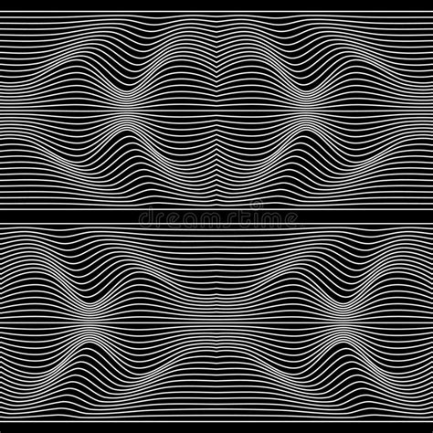 Vector Abstract Lines Pattern Waves Background Stock Vector
