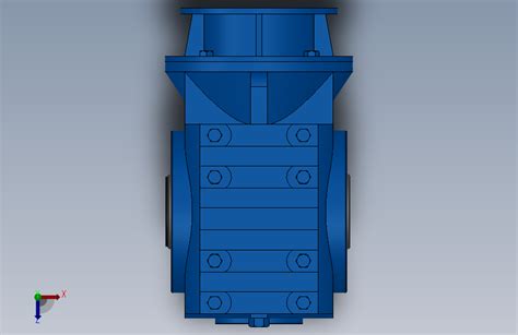 Sa97zp蜗轮蜗杆减速机 Sa97 1275 M1 A Φ70 P100 7320solidworks 2020模型图纸下载 懒石网