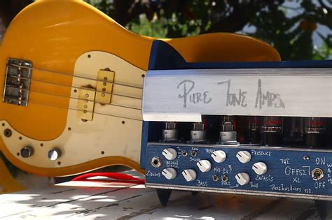 Pure Tone Amps The Offset Xl Bass Amp Metallic Blue Reverb