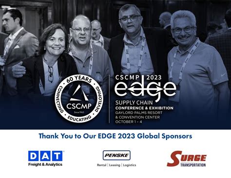 Cscmp Council Of Supply Chain Management Professionals On Linkedin Edge2023 Supplychain