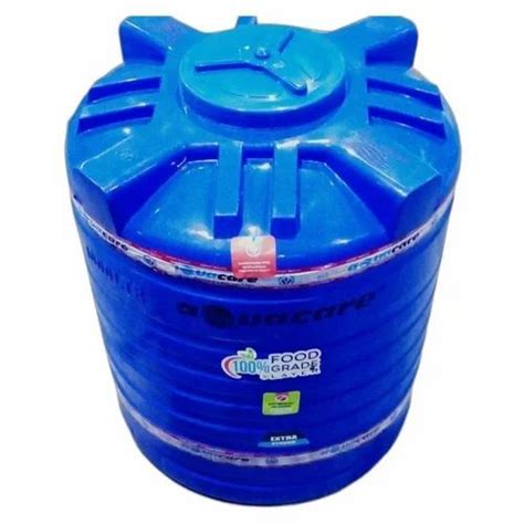 Aquacare G White Liter Tripal Layer Plastic Water Tank At Piece In Indore