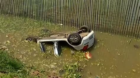 2 Critical As Speeding Car Falls Into Taladanda Canal In Cuttack