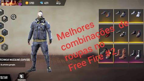 Combinações de roupas no Free Fire 2 YouTube