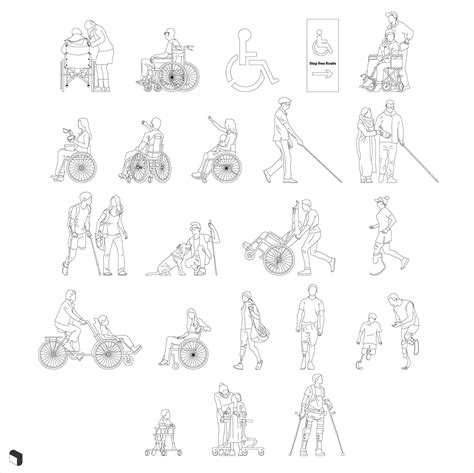 Handicap Cad Details Ada Requirement Sample Drawings