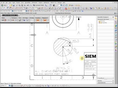 How To Make Drafting Drawing D Nx Youtube