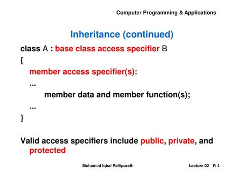 Ppt Inheritance And Overloading Powerpoint Presentation Free