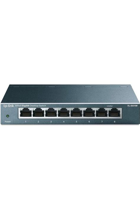 Tp Link Tl Sg108 8 Port Gigabit Unmanaged Ethernet Network Switch Ethernet Splitter Plug Play