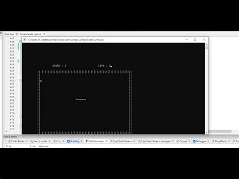 Simple Snake Game Using C YouTube