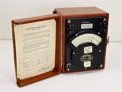 Weston Frequency Meter Electrical And Electronics Engineering