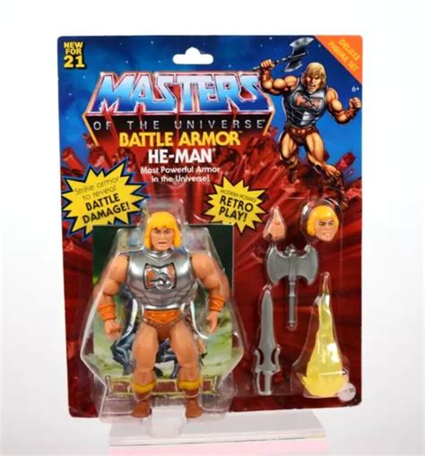 FIGURINE ARTICULÉE MASTERS of the Universe Origins Battle Armor He Man