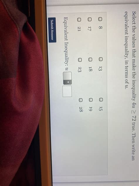 Answered Select The Values That Make The Bartleby