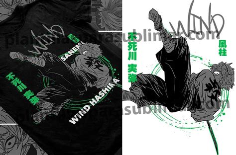 Sanemi Demon Slayer Vector Corte Plantillas Para Sublimar