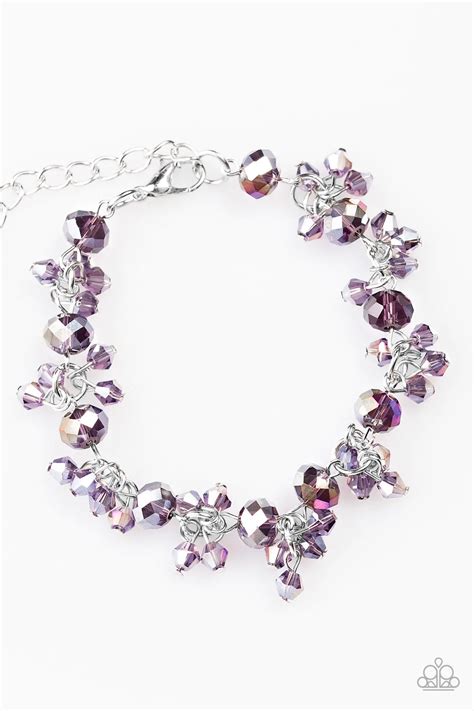 Paparazzi Bracelet ~ Oh My Stars Purple Paparazzi Jewelry Online
