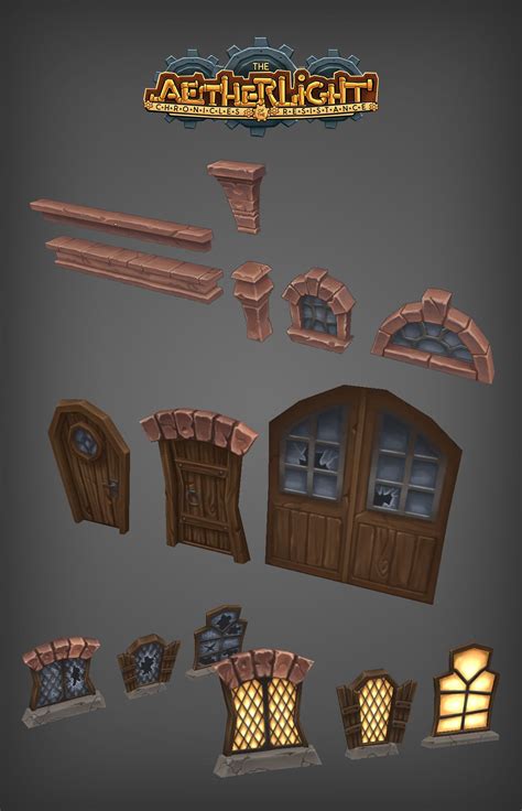 ArtStation The Aetherlight Props Environment Textures And Stuff