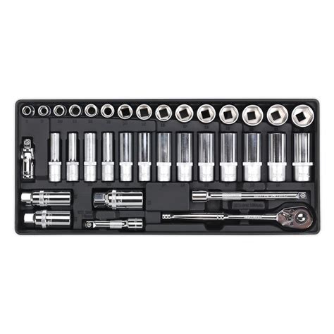 Sealey Tool Tray With Socket Set 35pc 3 8sq Drive Ondemand Truck Parts