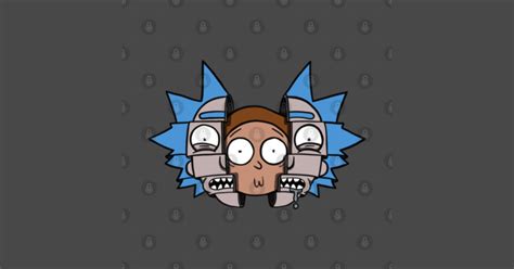 Trippy Rick And Morty Sticker Teepublic