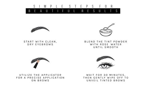 Minaibrow Tint Kit Medium Brown Natural Spot Coloring
