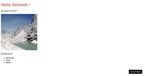 Exercise 2 Codesandbox