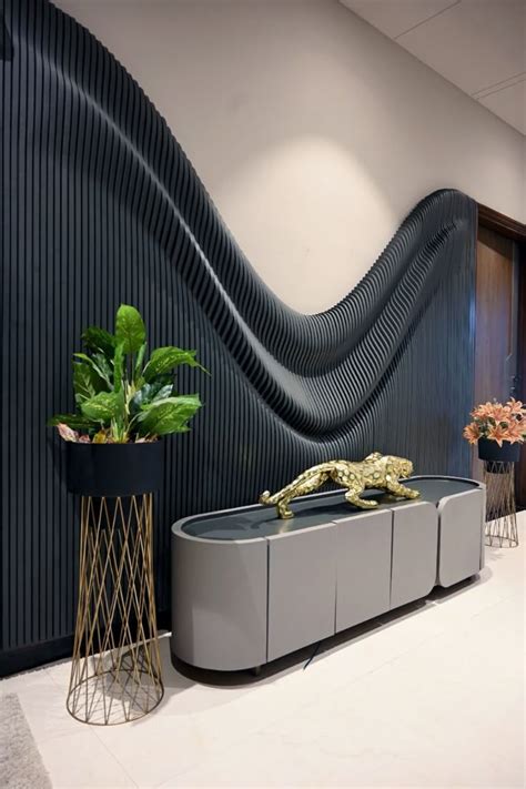 Transform Your Interior With Axes In Excess Parametric Wall Cladding Design Wall Cladding
