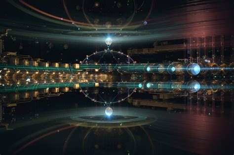 premium ai image particle physics experiment