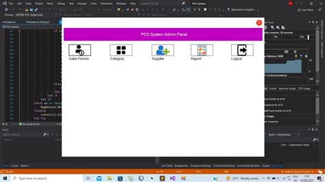 Pos System Using Visual Basic Vb Net And Microsoft Access Part Youtube