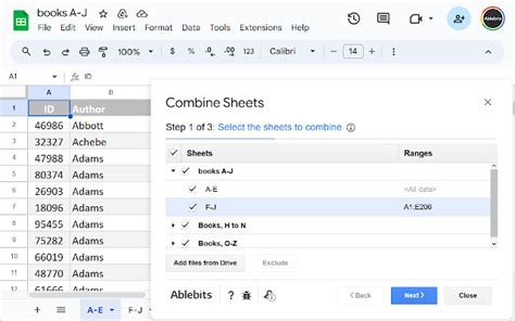 Combine Sheets Google Workspace Marketplace