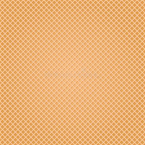 Vector Illustration Of Seamless Yellow Waffle Pattern Stock Vector