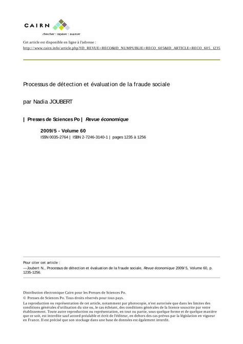 PDF Processus de détection et évaluation de la fraude sociale
