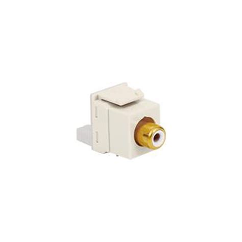 Module Rca Almond White Insert Idc Cablelan