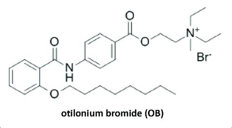 Chemical Structure Of Otilonium Bromide Download Scientific Diagram