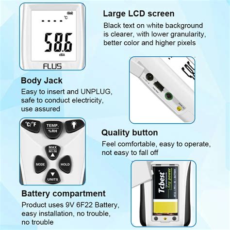 Et 965 Auto Range Multifunctional 5 In 1 Environmental Meter Tester