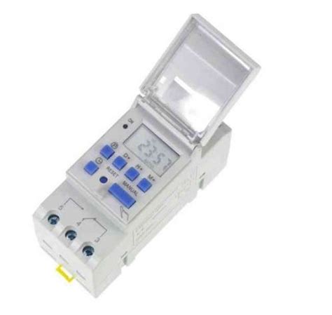 Buy Daily Weekly Digital Programmable Timer Switch V AC A MCB Type DIN RAIL Online