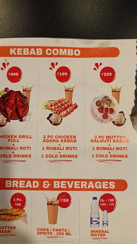 Menu At Cafe Carnivore Bardhaman