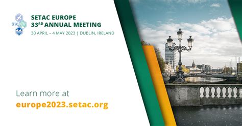 Setac Europe 33rd Annual Meeting