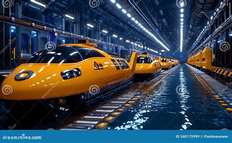 Autonomous Submarine Production Facility Overview Royalty Free Stock