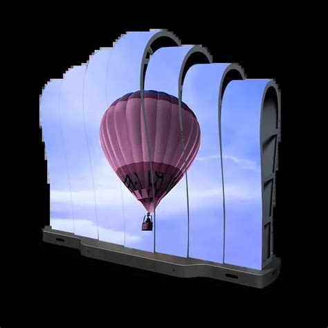 Curved LED Screen Panel Display Solutions Flexible LED Module