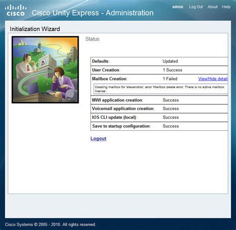 Cisco Unity Express Installationsetup Service Module And Initial Web