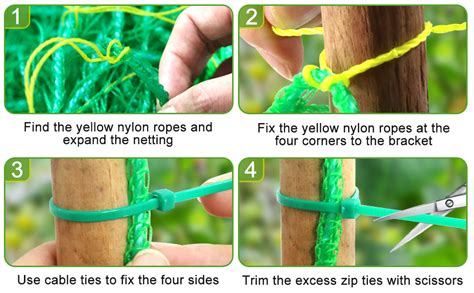 Garden Trellis Netting Heavy Duty Trellis Net For Climbing Plants Plant Netting For Cucumber