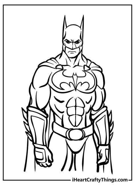 Batman Cartoon Coloring Pages
