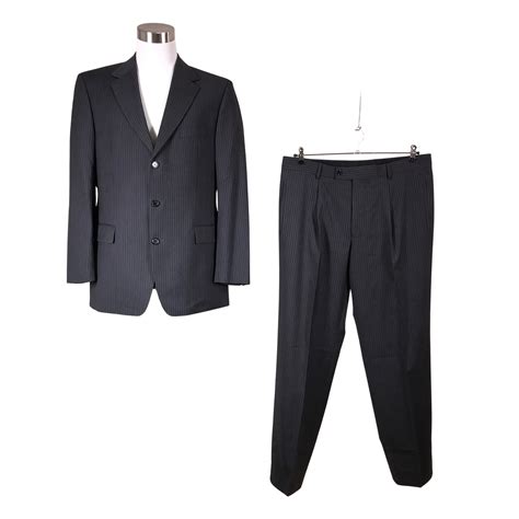 Mens Hugo Boss Suit Size Xxl Grey Emmy