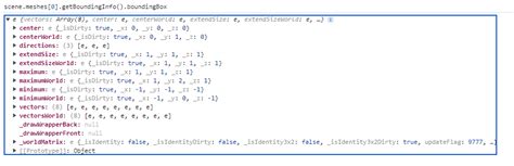 create verticesdata and indices of bounding box without creating a mesh