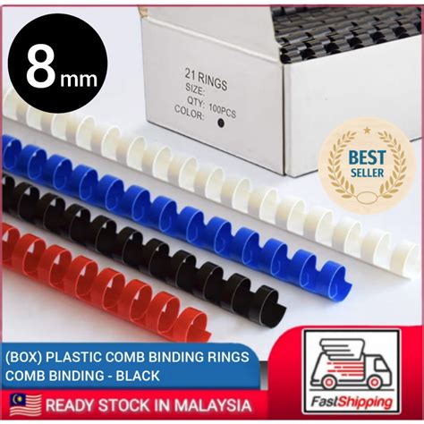 Box Plastic Comb Binding Rings Binding Comb Binding Comb Ring