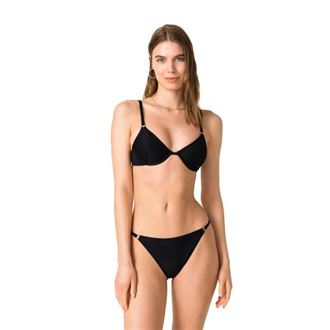 Movom Black Raven Underwire String Bikini Hipicon