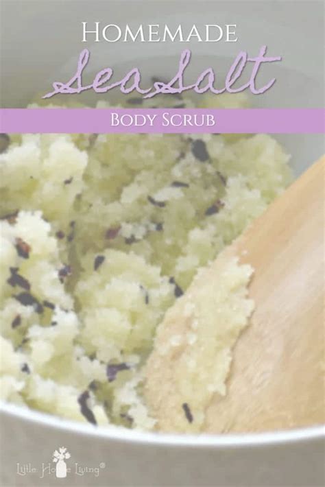 Sea Salt Body Scrub Diy Body Scrub Homemade T Idea