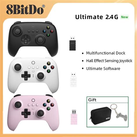 8bitdo 얼티밋 무선 24g 게임 컨트롤러 Pc 윈도우 10 11 스팀 안드로이드용 충전 도크 게임패드 포함 Aliexpress