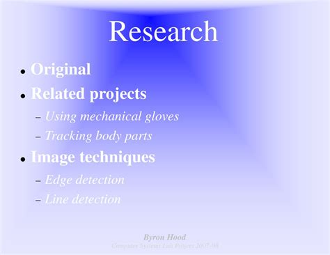 Applications Of Image Processing To Sign Language Recognition Ppt