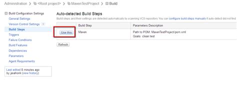 Create Project TeamCity TechiWorks