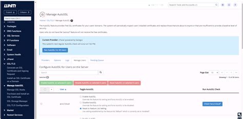 How To Activate And Manage Auto Ssl Certificate In Whmcpanel Or